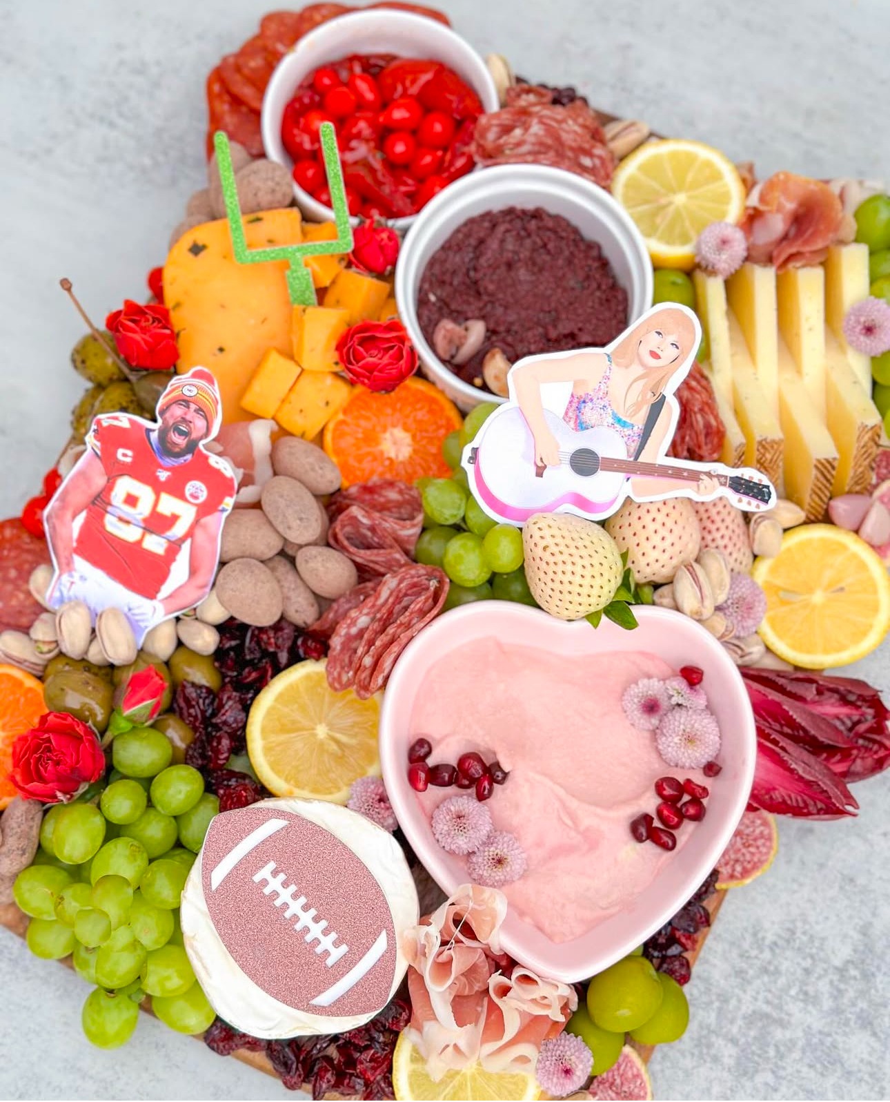 Taylor Swift Game Day Charcuterie Board | Grazing Cape Cod